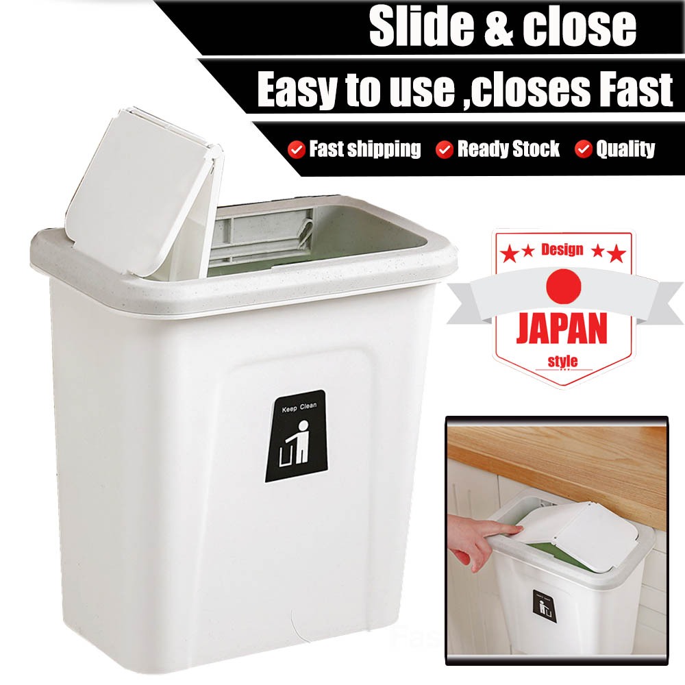 [READY STOCK]Kitchen bathroom dustbin Cabinet Door Hanging Storage ...