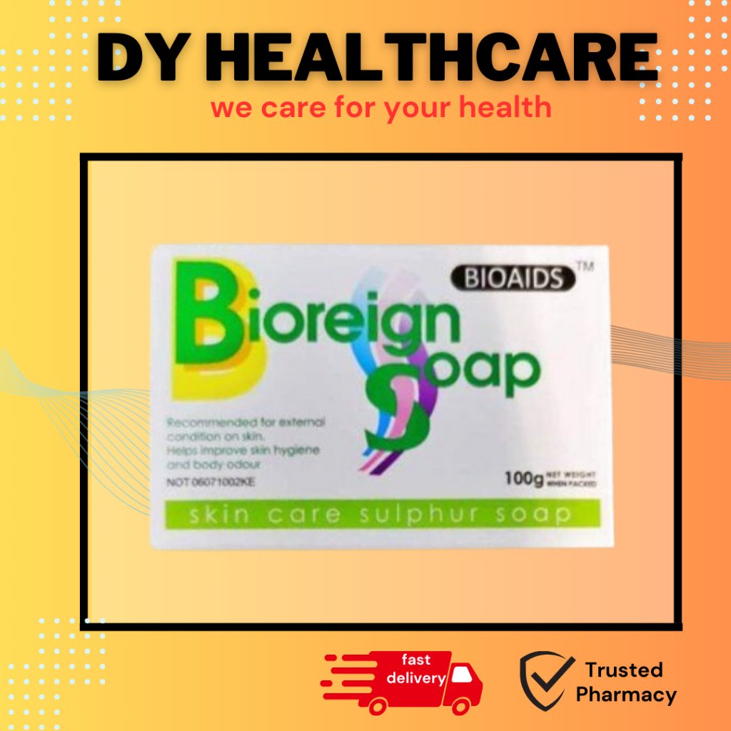 BIOREIGN SOAP (FOR BODY ODOUR/SKIN HYGIENCE/PIMPLES ) 100GM | Shopee ...