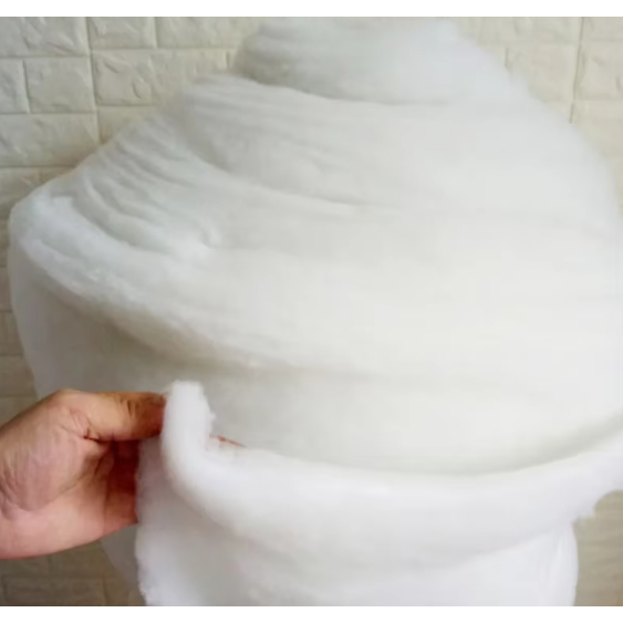 Loose Polyester Batting Meter Fiber Ketebalan 2cm Kapas Batting Tilam ...