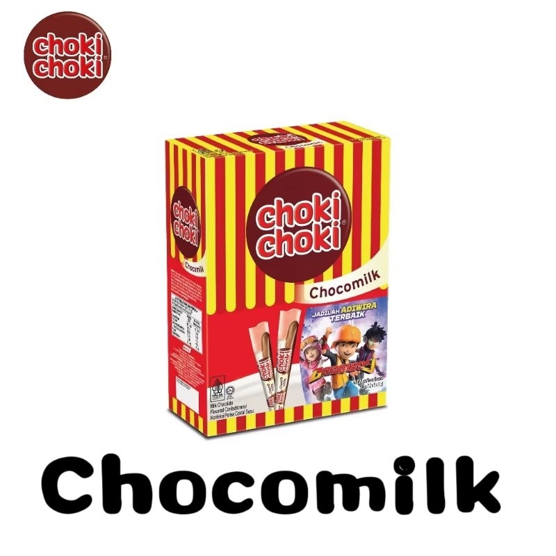 [TKM] Choki Choki CHOCO MILK (540g Box) 12 Pkt x (5's x 9g) | Shopee ...