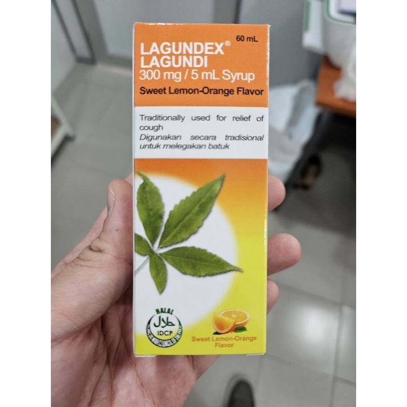 LAGUNDEX 300MG Herbal cough syrup 60ML (Children) | Shopee Malaysia