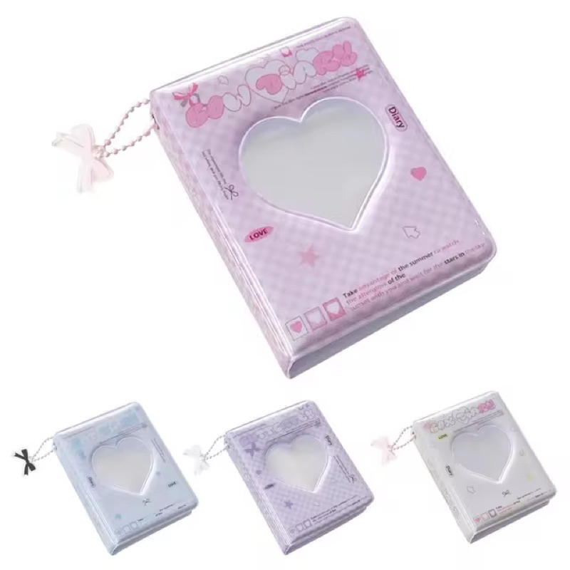 Kpop Photo Album Mini 3 Inch Album Photo Photocard Holder Idol Binder ...