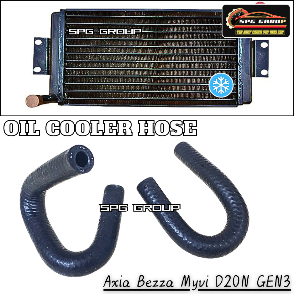 [2PCS] AUTO TRANSMISSION OIL COOLER HOSE PERODUA AXIA BEZZA MYVI D20N ...