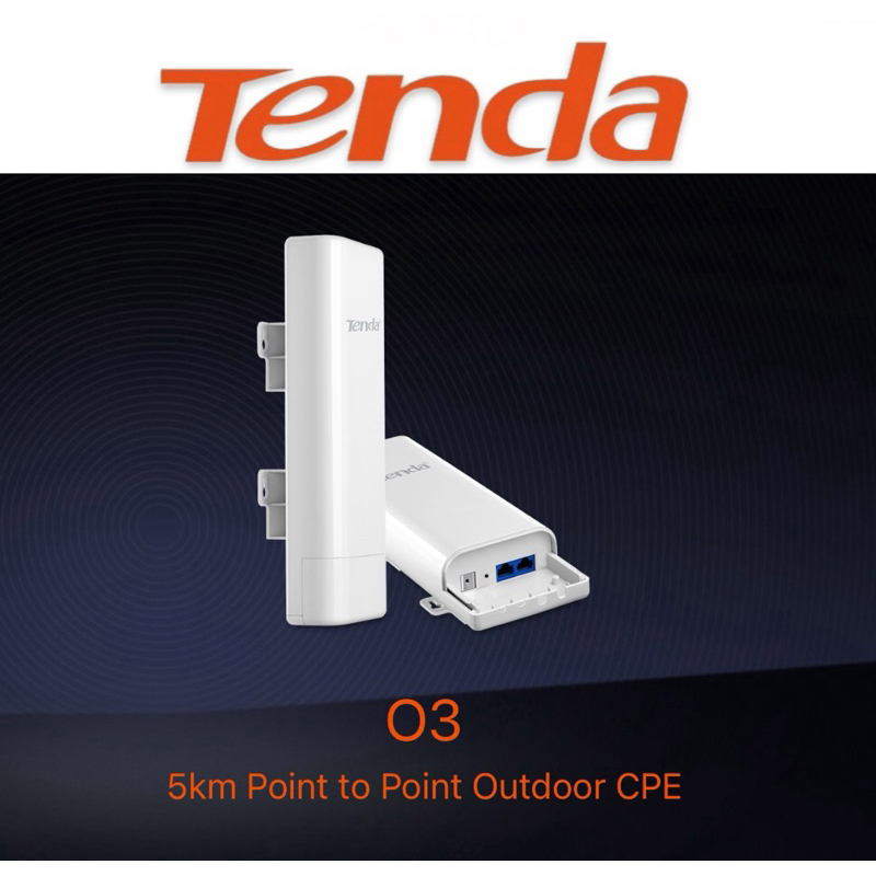 Tenda O3 up to 5KM Wi-Fi Bridge 2.4Ghz / 5.0Ghz Outdoor PoE Access ...