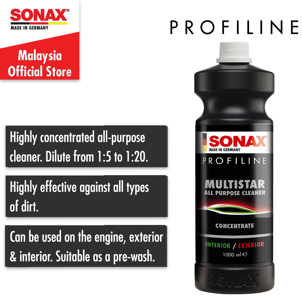 SONAX Profiline MultiStar All Purpose Cleaner (1L) | Shopee Malaysia