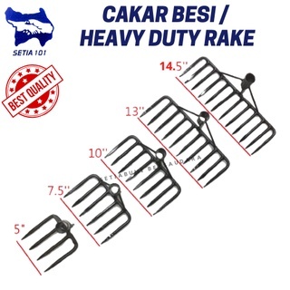 CAKAR BESI / HEAVY DUTY RAKE / GARDENING TOOLS | Shopee Malaysia
