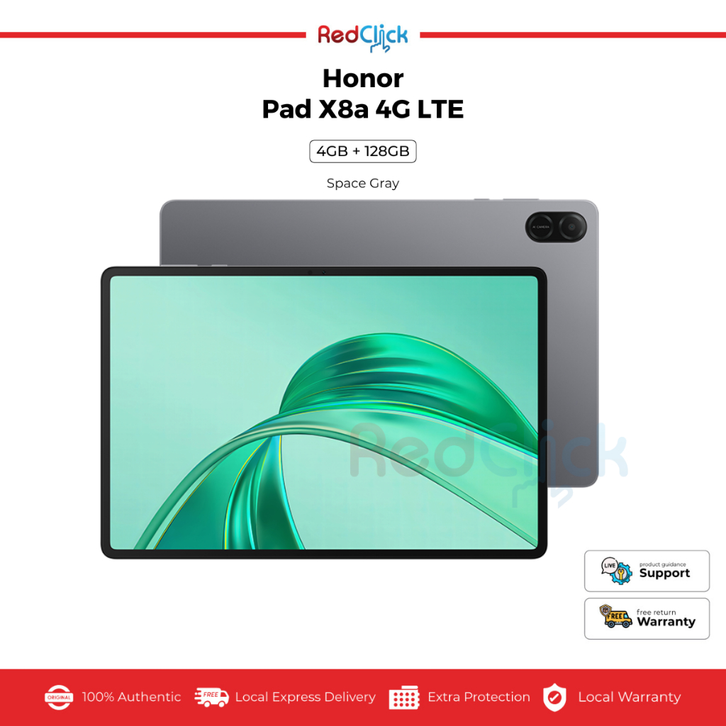 (HOT) Honor Pad X8a 4G LTE/NDL-L09 (4GB+128GB) Original Honor Malaysia ...