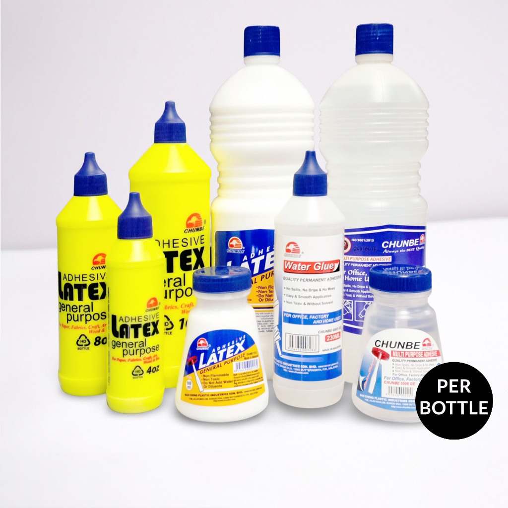 CHUNBE Adhesive Glue Multi Purpose Latex Water Glue General | Shopee ...