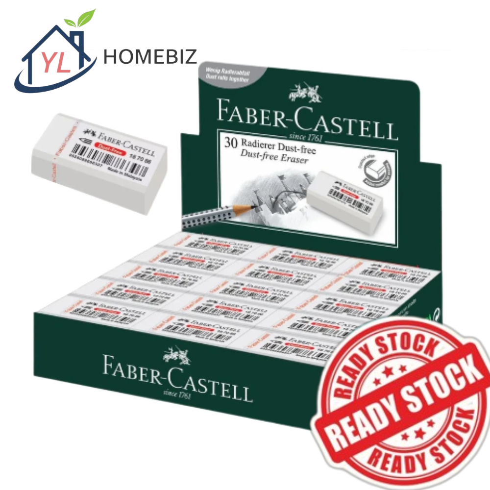 Faber-Castell Dust Free Eraser / Rubber / Pemadam (price for 1pc ...