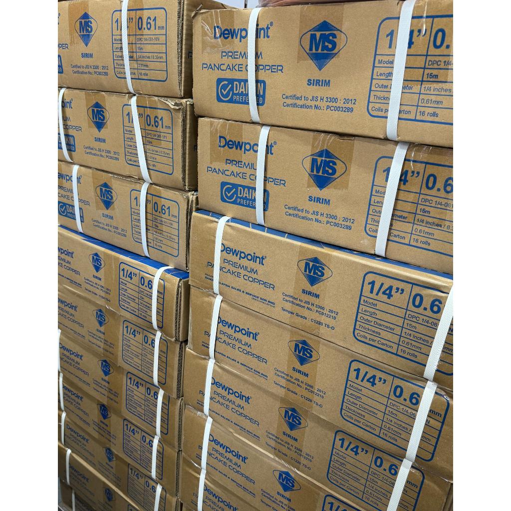 Daikin Dewpoint Copper Premium pancake Coil 1/4 , 3/8 , 1/2 , 5/8, 2hun ...