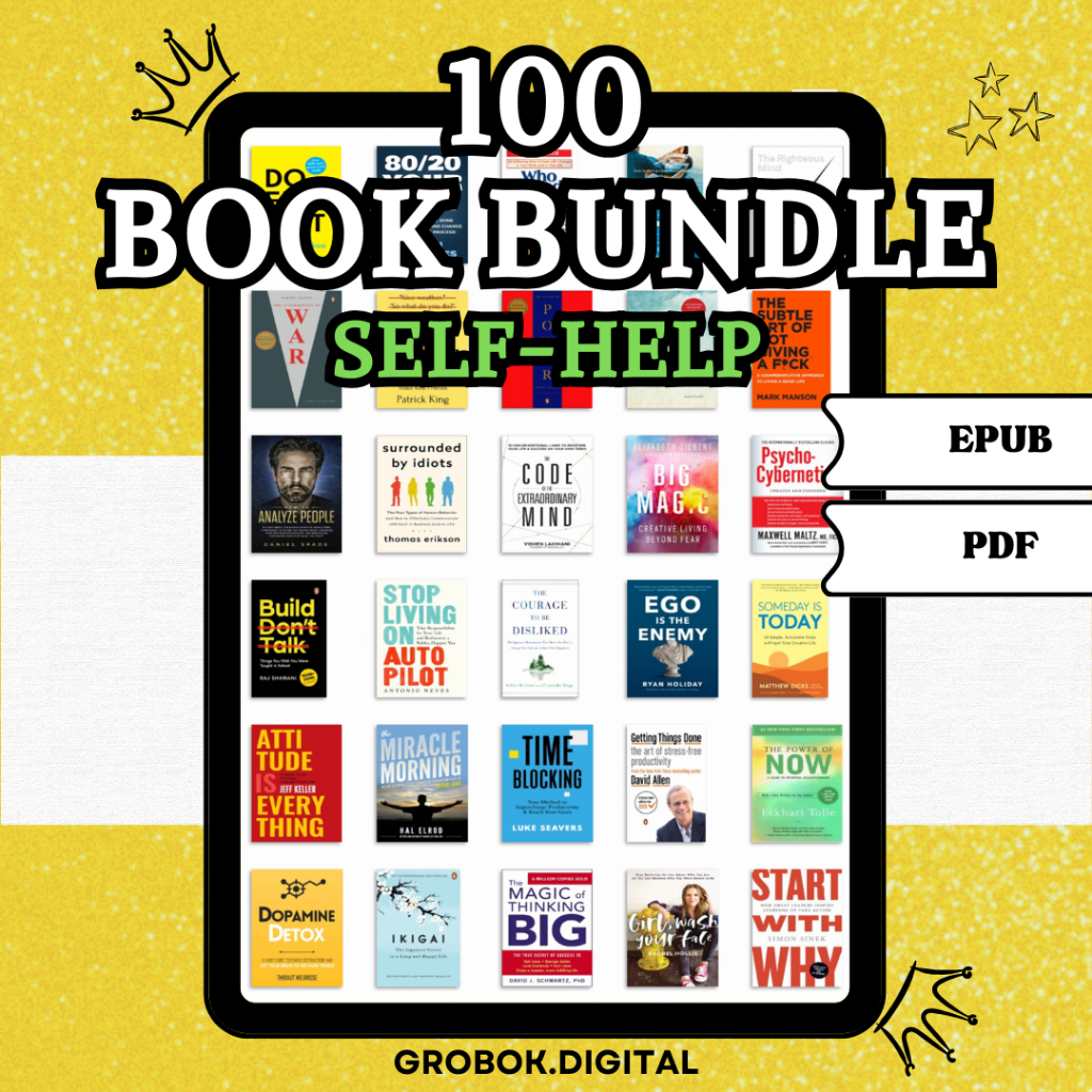 100 BOOKS : SELF-HELP EDITION [BUNDLE] | PERSONAL DEVELOPMENT | Shopee ...