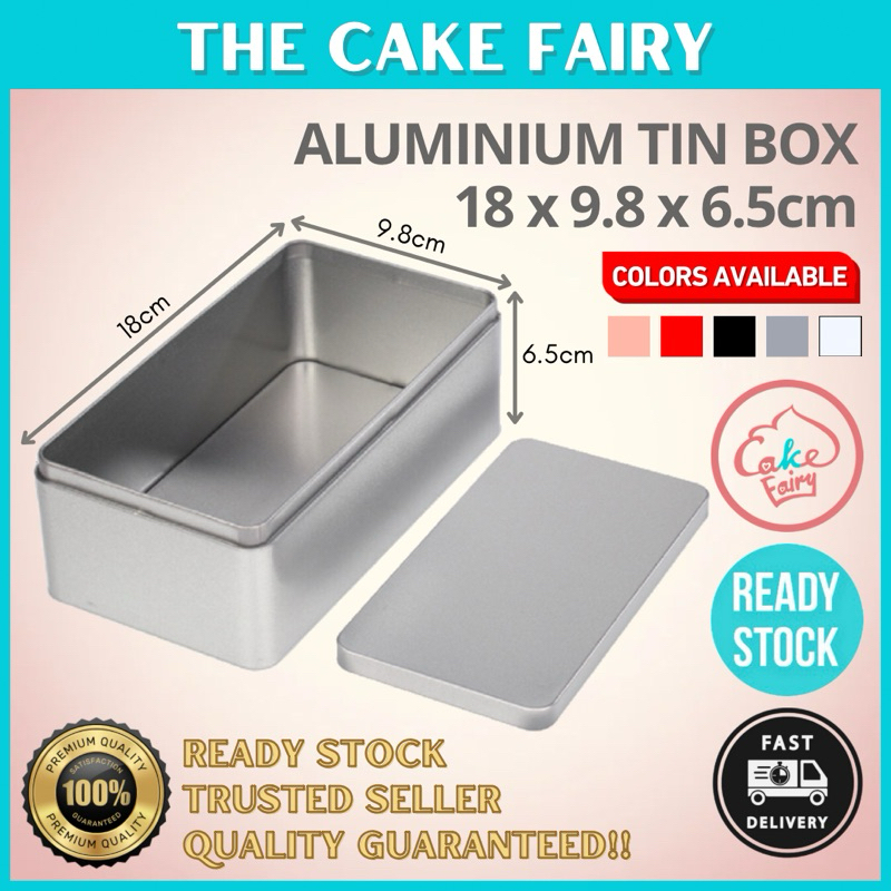 Aluminium Metal Tin Box Baking Packaging Multipurpose Storage Container ...