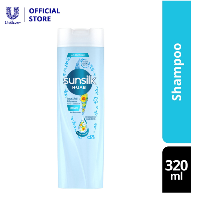 Sunsilk Hijab Anti Dandruff Recharge Segar Shampoo (300ml) | Shopee ...