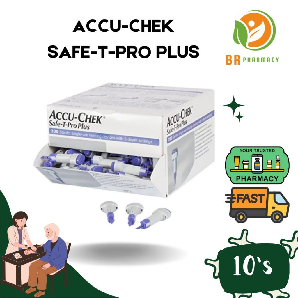 ACCU-CHEK SAFE-T-PRO PLUS (10S) | Shopee Malaysia