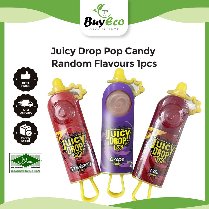 Juicy Drop Pop Candy Random Flavours 26g 1pcs | Shopee Malaysia