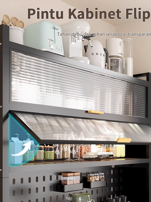 Rak Kabinet Dapur Kitchen Cabinet Rack Microwave Oven Cabinet Kitchen ...