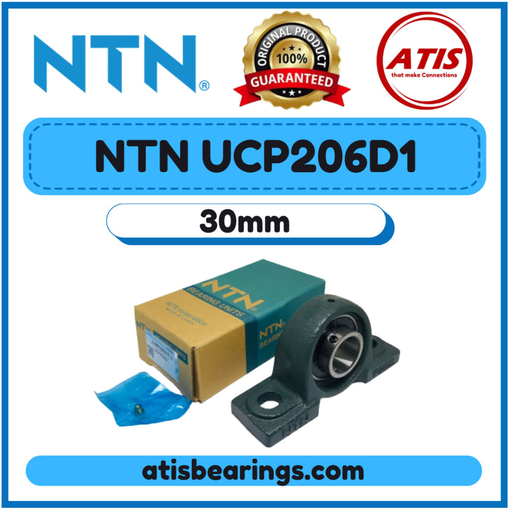 NTN UCP206D1 ( 30mm ) 100% ORIGINAL Made In JAPAN Bearing Pillow Block ...