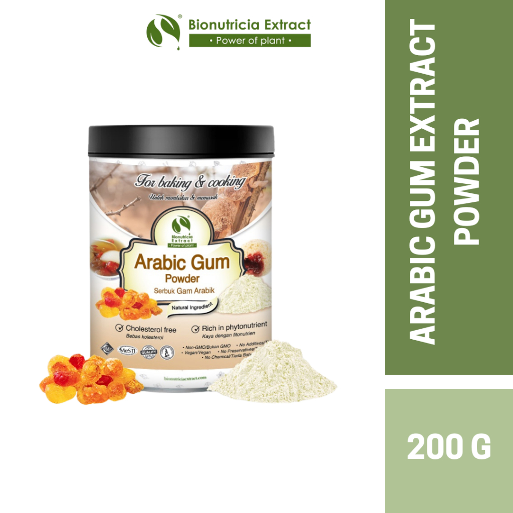 Bionutricia Arabic Gum Powder - Good Fiber & Good for Cholesterol ...