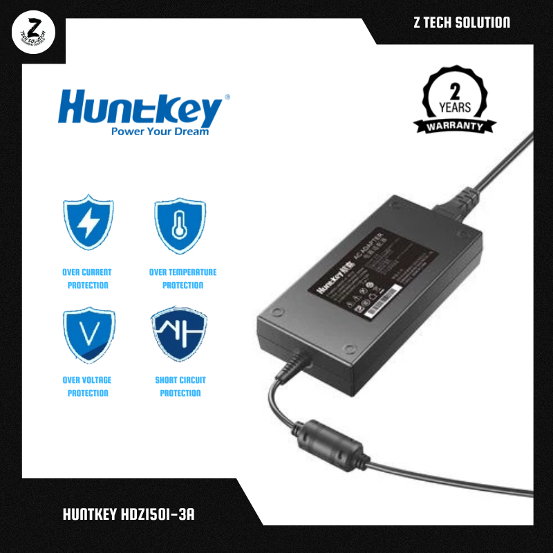 Huntkey Universal Gaming Notebook Adapter ( 150W ) | Shopee Malaysia