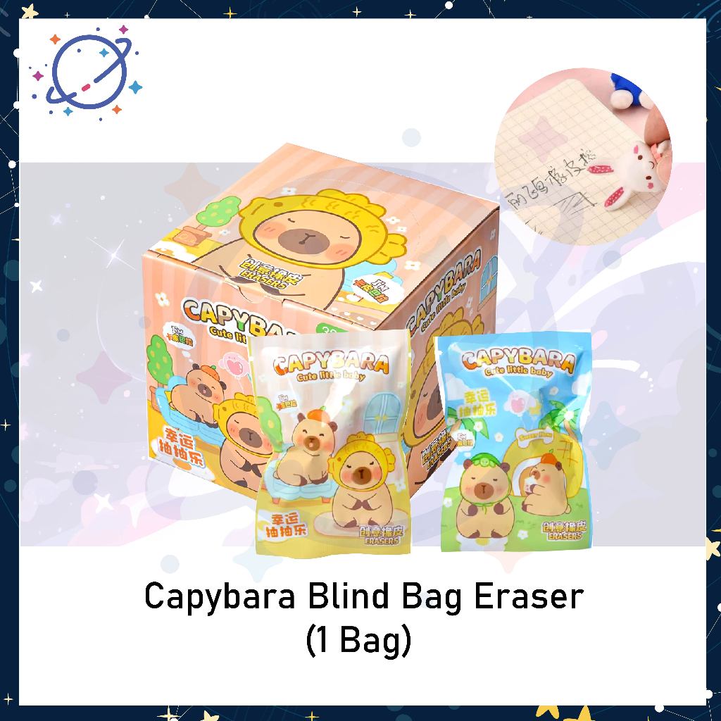 Capybara 3D Rubber / Capybara Removable Assembled Eraser / Pemadam ...