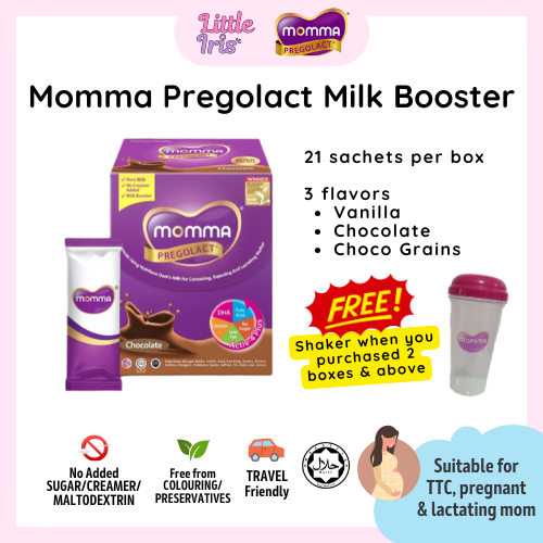 MOMMA - Milk Booster Momma® Pregolact® Lactation Goat Milk . Susu ...