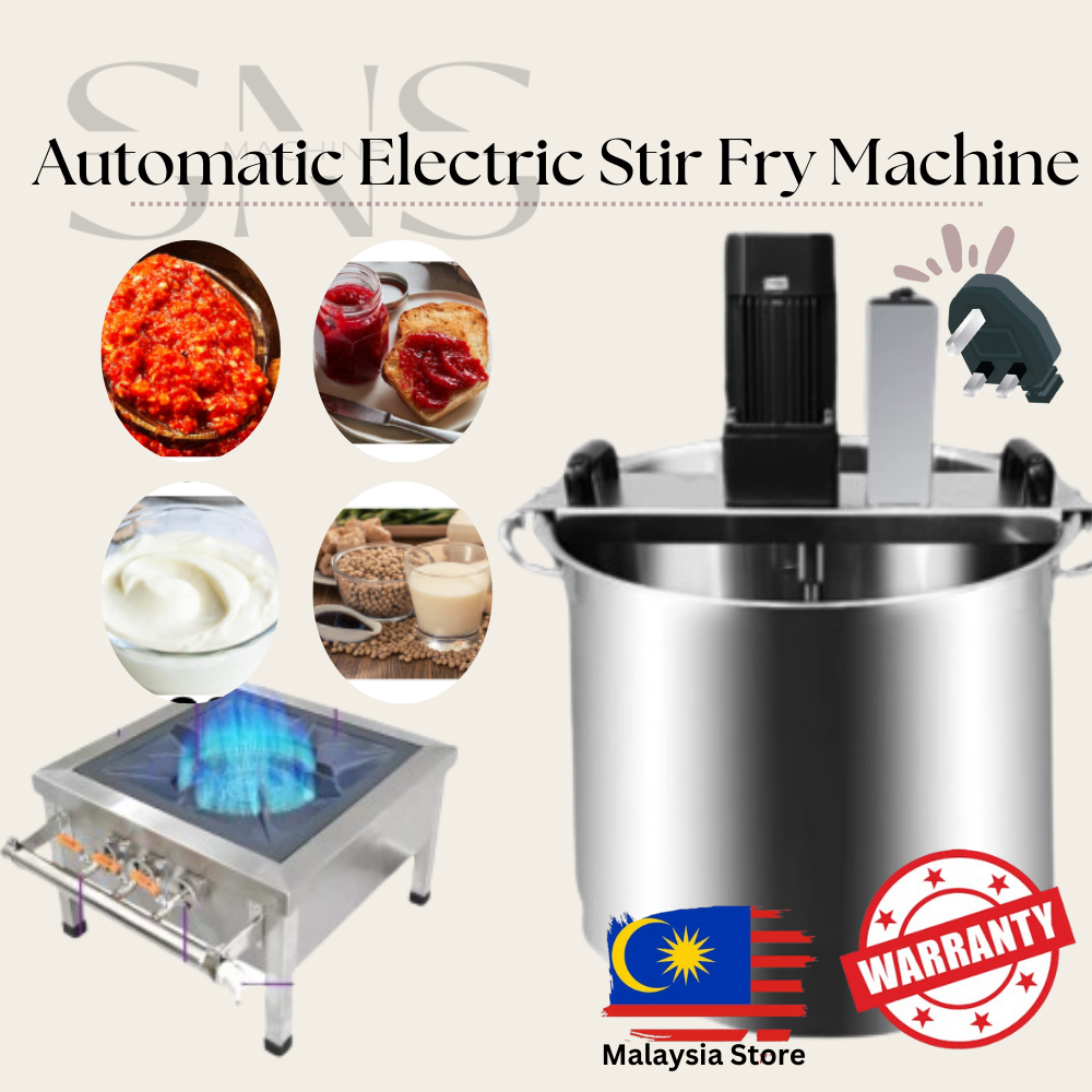 【18L–140L】Commercial Automatic Electric Stir Fry Machine | 304 ...