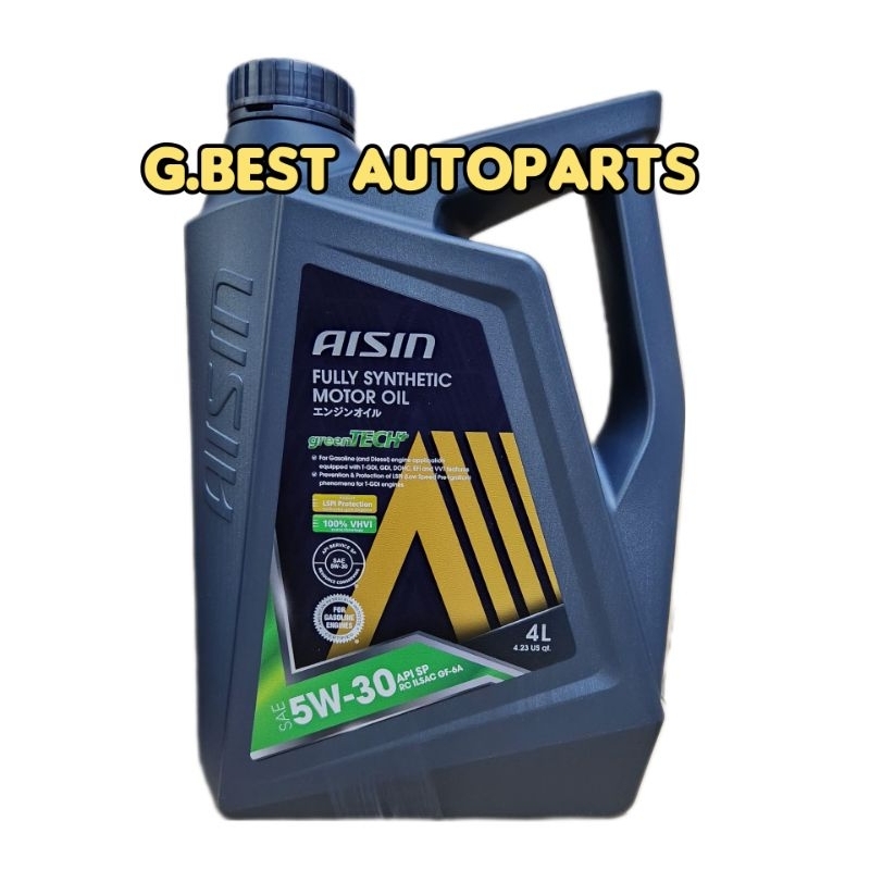 AISIN ENGINE OIL 5W30 FULLY SYNTHETIC SP 4LITER | Shopee Malaysia