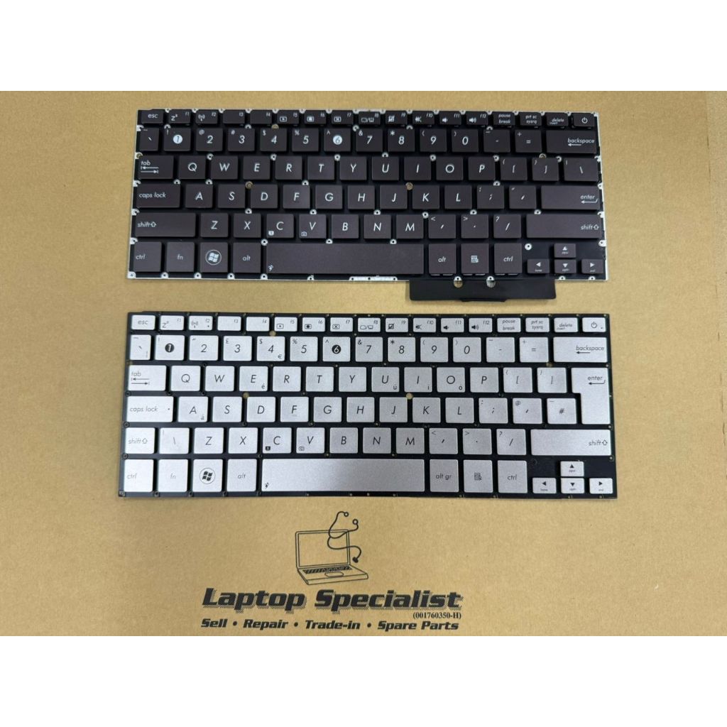 ASUS UX31 Keyboard BLACKBROWN (US Version)/SILVER (UK Version) / Silver ...