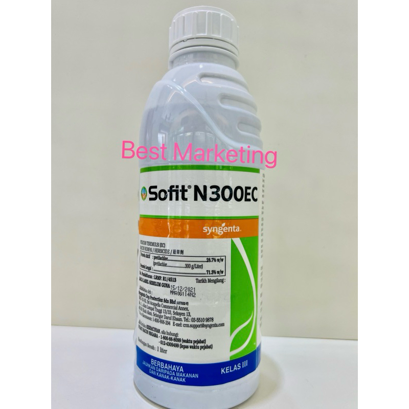 1LIT SOFIT N300EC SYNGENTA / Padi Angin | Shopee Malaysia