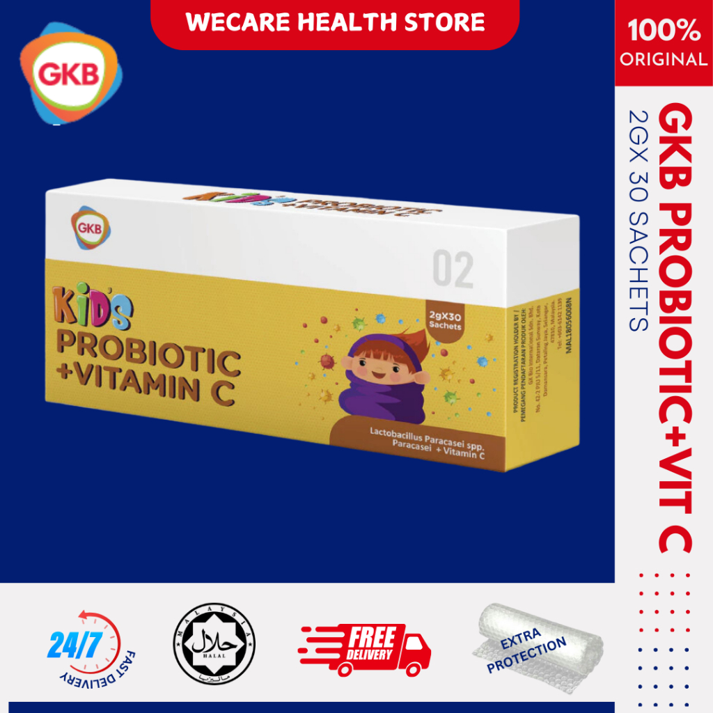 GKB Kids Probiotic+Vitamin C Child's Immunity (30's) | Shopee Malaysia