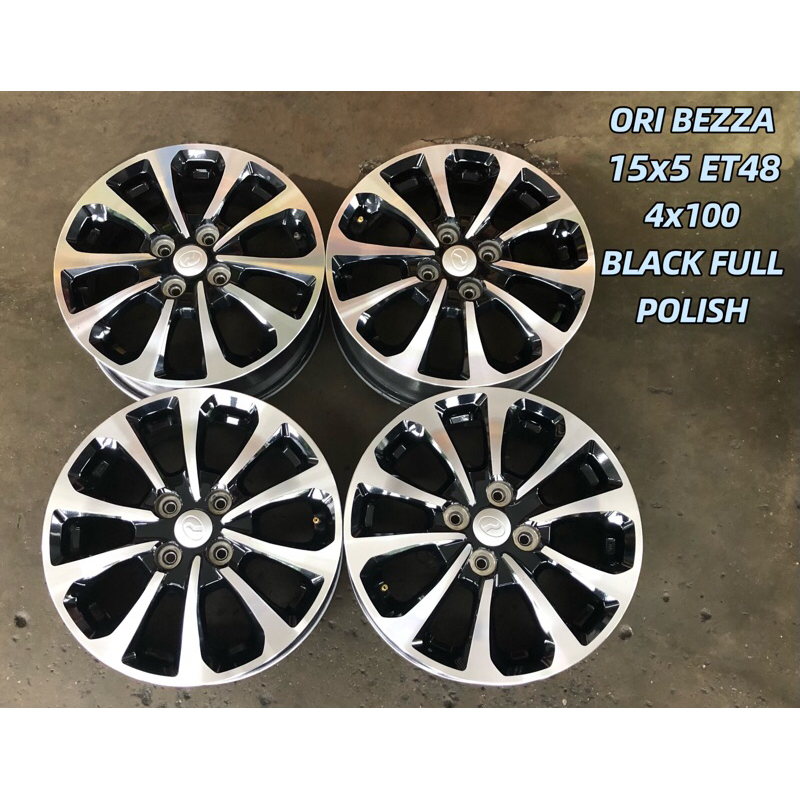 USED RIM ORI BEZZA 15 INCH FOR PERODUA MYVI BEZZA AXIA | Shopee Malaysia