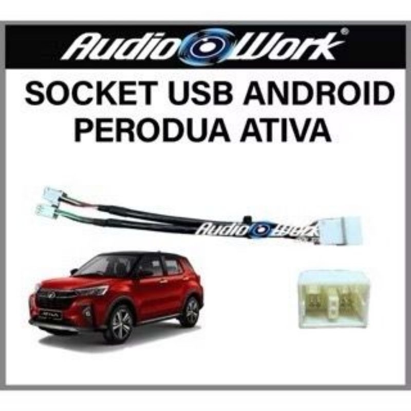 Perodua ATIVA 2021-2022 Socket USB Android Cable for Android Player (USB700PA) | Shopee Malaysia