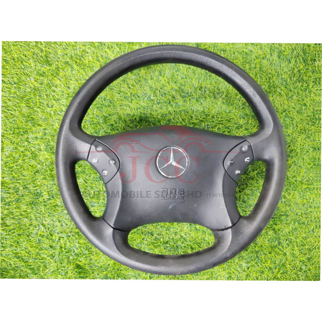MERCEDES-BENZ C CLASS (W203) 2000 STEERING WHEEL WITH SWITCH [2G-3C ...