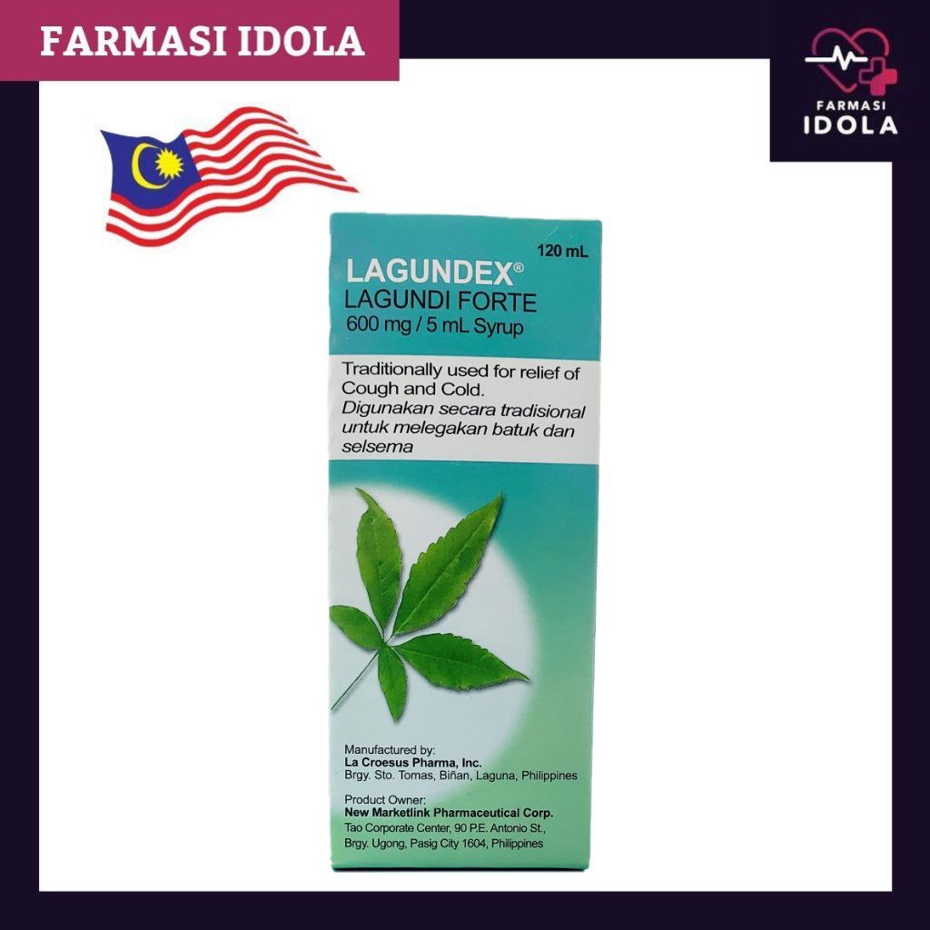 Lagundex Lagundi Forte 600mg/5ml Cough Syrup 120ml | Shopee Malaysia