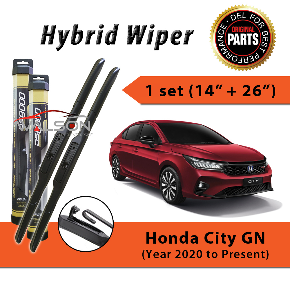 Hybrid Wiper Honda City 2020 to Present 14"+26" (1set) | Shopee Malaysia