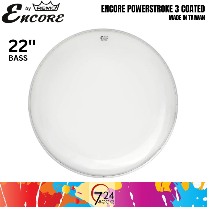 Remo drumheads Remo EN-1122-P3 Encore Powerstroke 3 Coated Bass Drum ...
