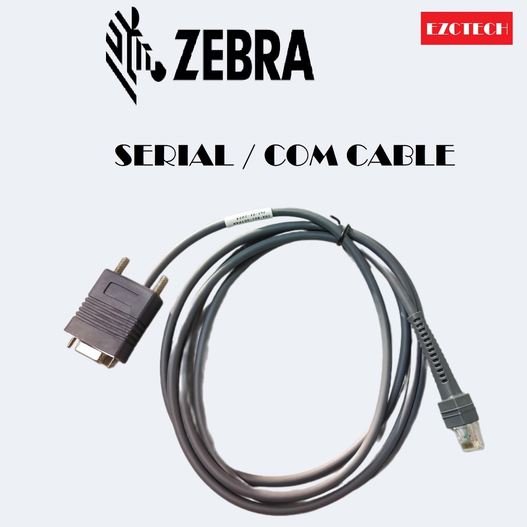 ZEBRA SYMBOL SERIAL CONNECTION CABLE FOR LS2208 DS2208 DS4208 DS4308 ...