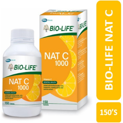 Bio-Life Nat C 1000mg 150s ( EXP 06/03/2025 ) | Shopee Malaysia
