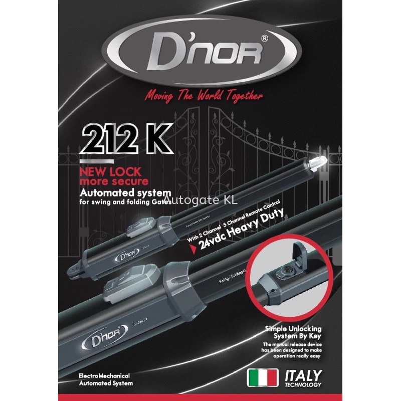 Autogate with installation Dnor 712/212/212k release key | Shopee Malaysia