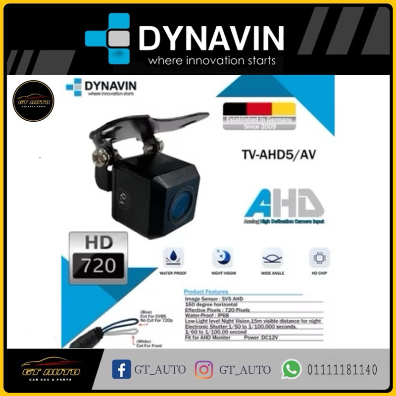 DYNAVIN AHD5 WATER PROOF NIGHT VISION AHD SONY LENS CAR REVERSE CAMERA ...