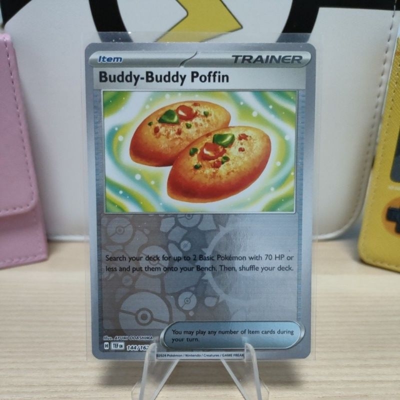 Buddy-Buddy Poffin RH/NA Playable Item Card Pokemon Card PTCG Rare ...