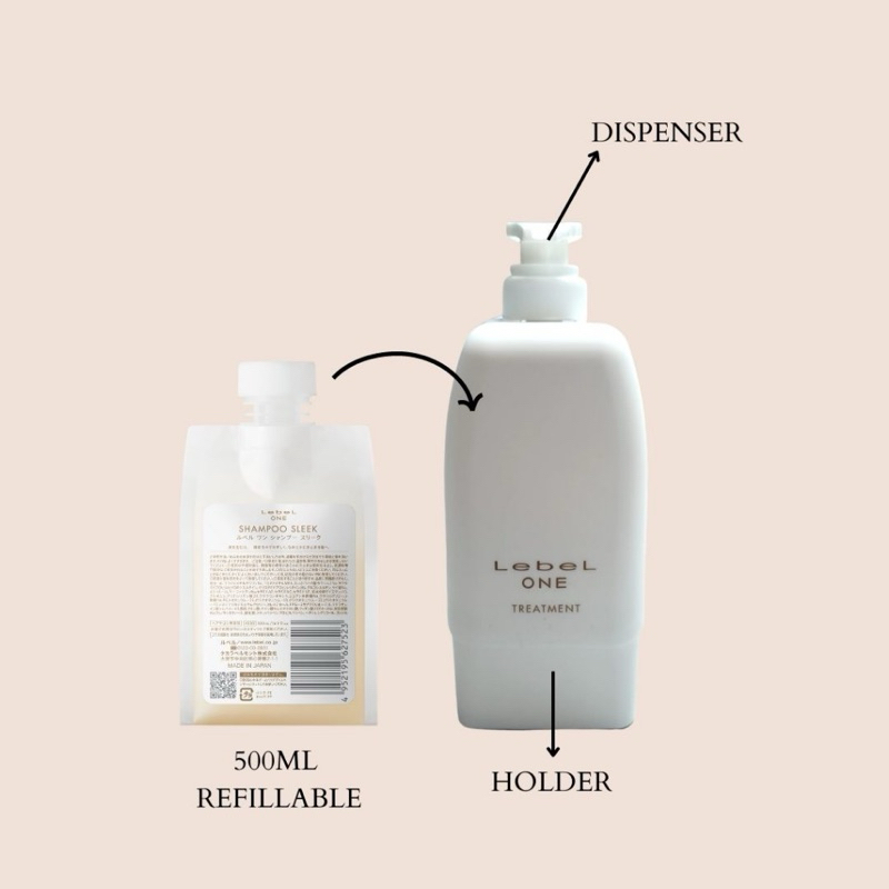 LEBEL ONE shampoo holder （without pump) | Shopee Malaysia