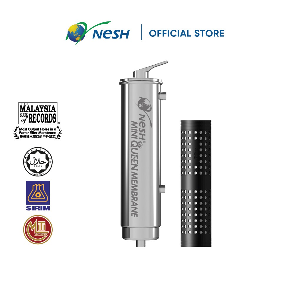 [Installation] NESH Mini Membrane Queen Outdoor Water Filter (7-14days ...