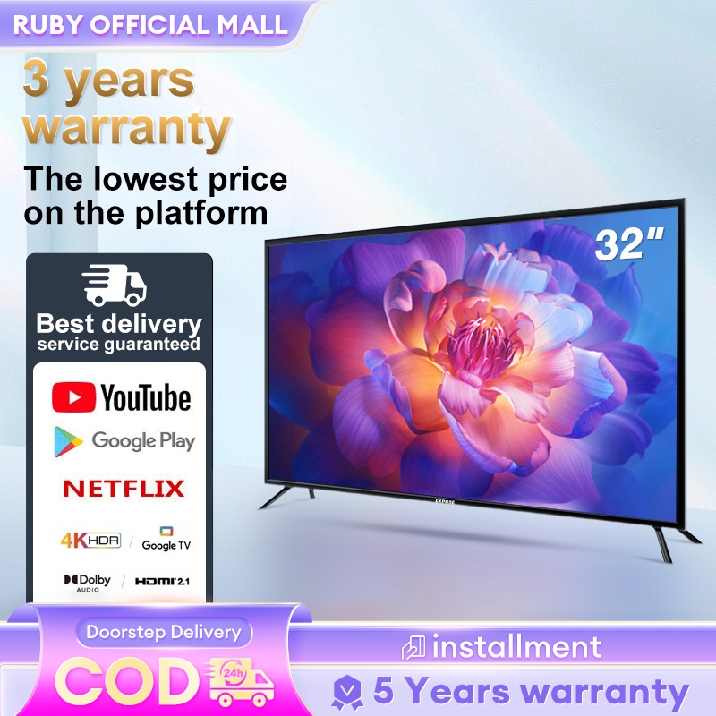 Smart TV 4K UHD Android TV 32 inch Android 12.0 LED murah LED ...