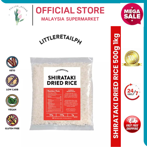 1kg Dry / Dried Shirataki Rice Konjac Keto/Low Carb Approved / skinny ...