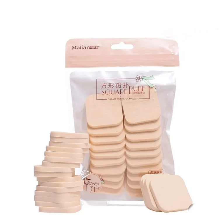 Malian Square Makeup Puff (20 Pcs) 玛莉安方形粉扑20片装海绵粉扑 | Shopee Malaysia