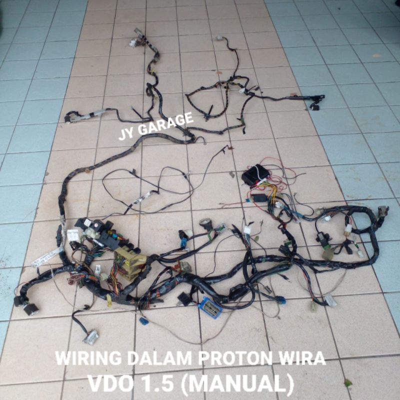 WIRING DALAM COMPLETE FUSE BOX PROTON WIRA 1.5 VDO MANUAL POWER WINDOW ...