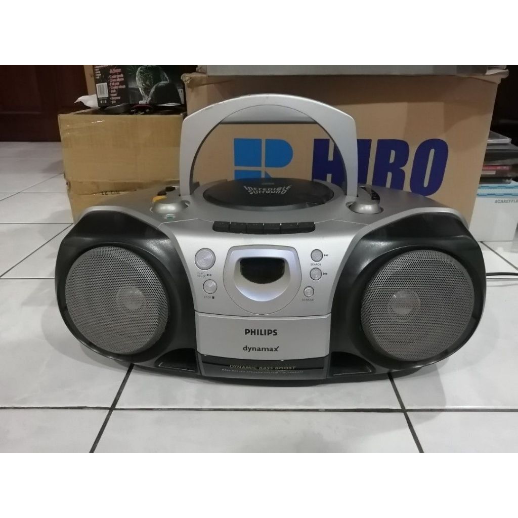 *USED* Philips AZ2000 Incredible Surround Ultra Bass Dynamic BASS Boost ...