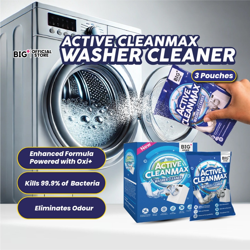 BIG+ Active CleanMax Washing Machine Cleaner (1 Box) | Shopee Malaysia