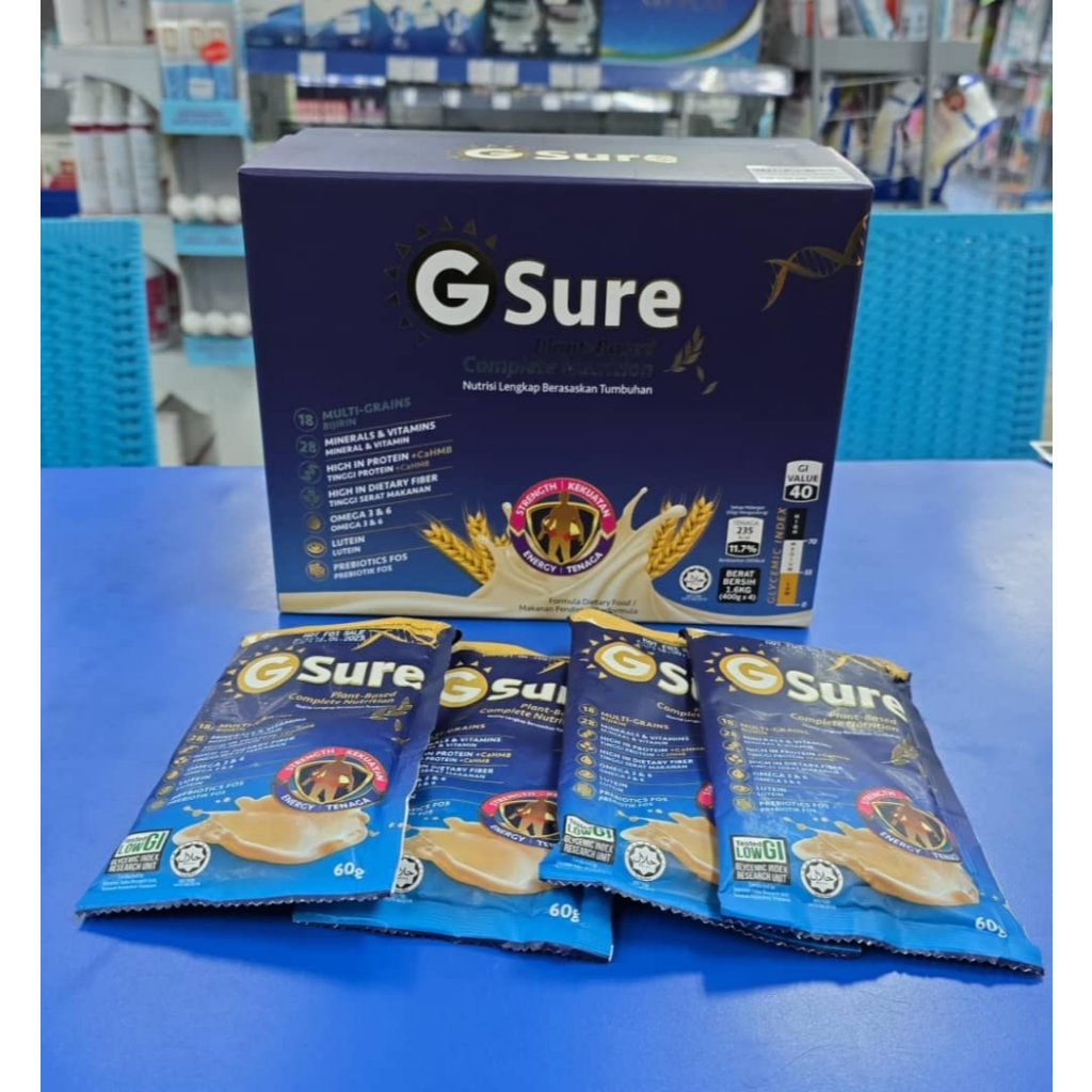 Goodmorning GSure Plant-Based Complete Nutrition 60g [exp: 17/4/25 ...